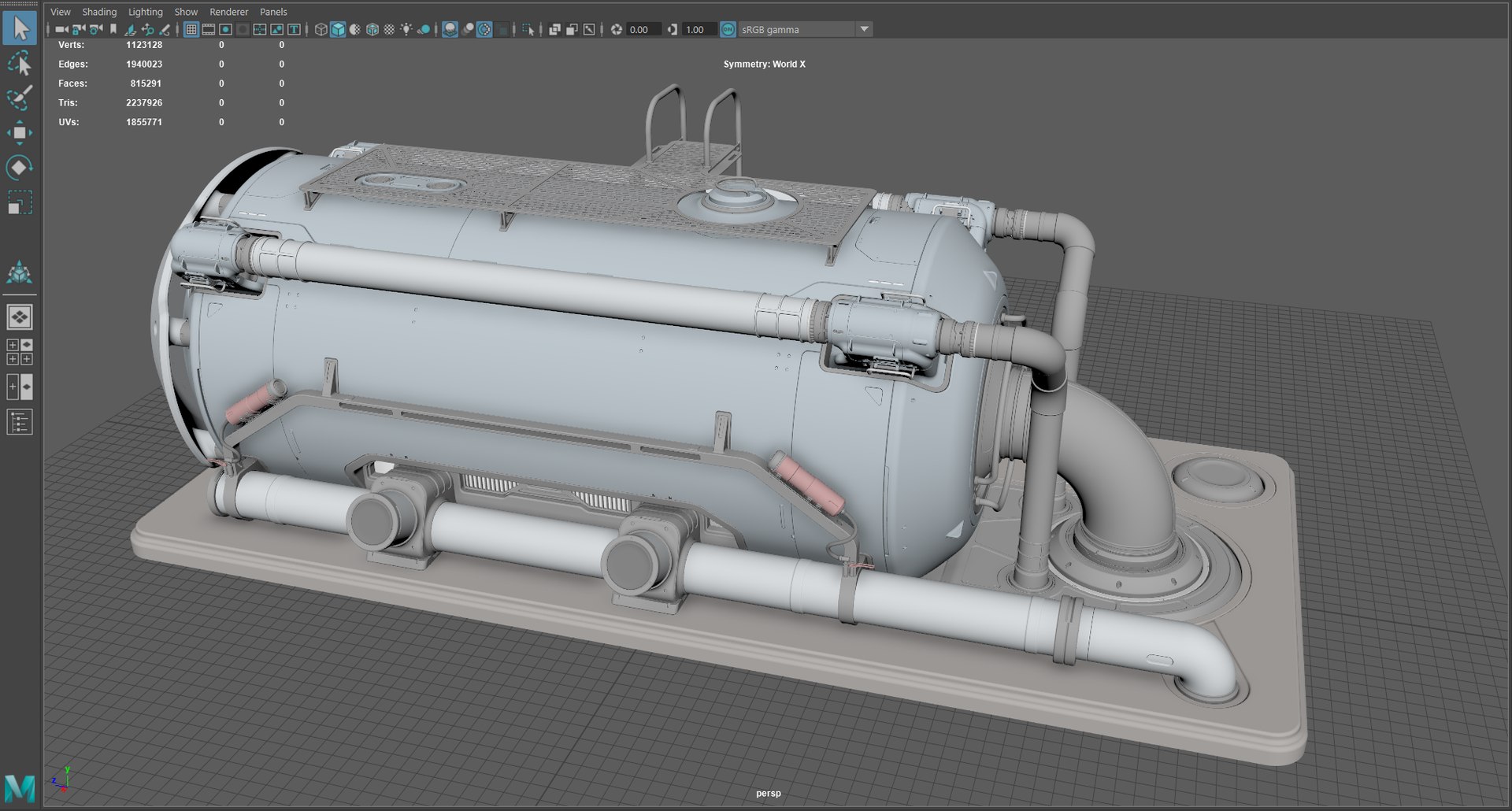 Sci-Fi Refinery Prop 3D Model - TurboSquid 2087829