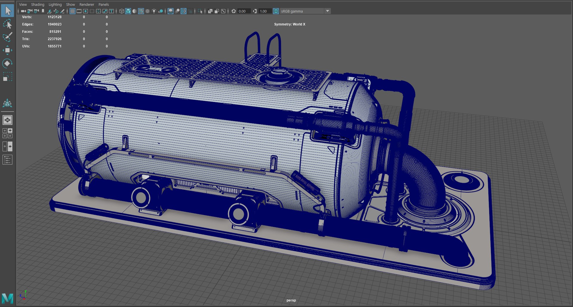 Sci-Fi Refinery Prop 3D Model - TurboSquid 2087829