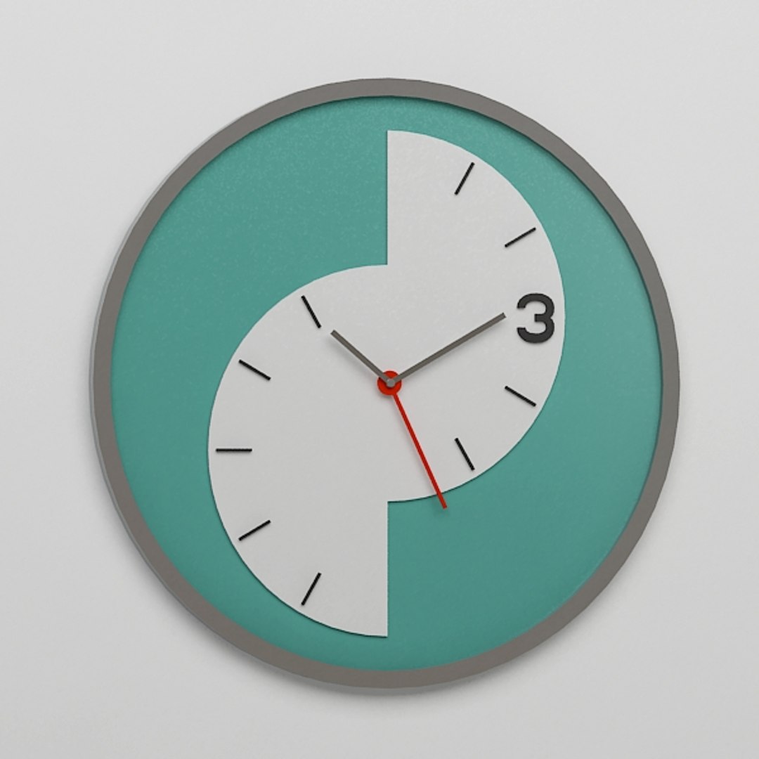 3d model of clock
