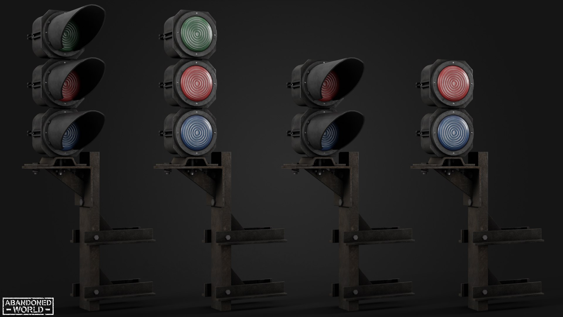 Subway Traffic Light 3D Model - TurboSquid 2239891