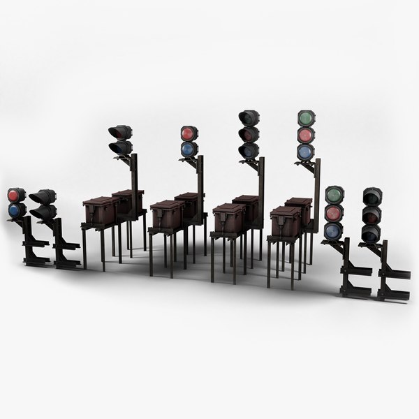 지하철 신호등 3D 모델 - TurboSquid 2239891
