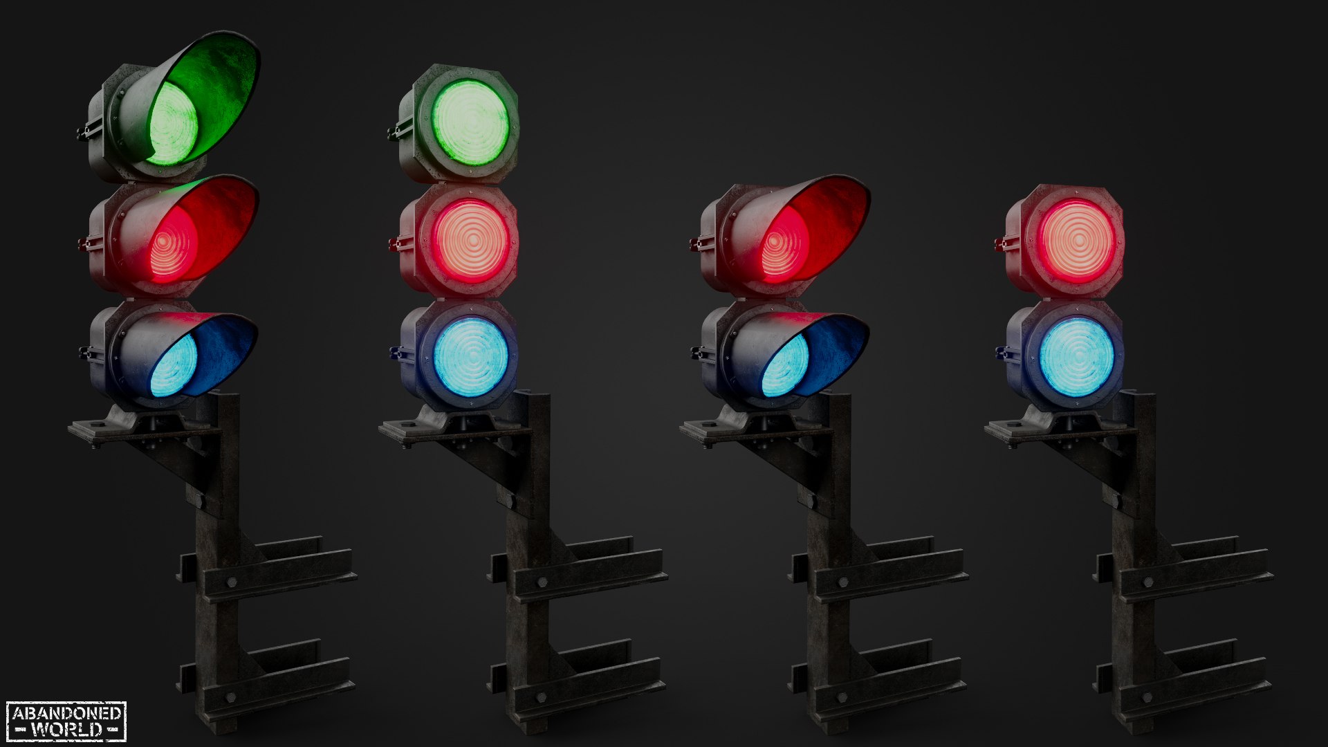 Subway Traffic Light 3D Model - TurboSquid 2239891