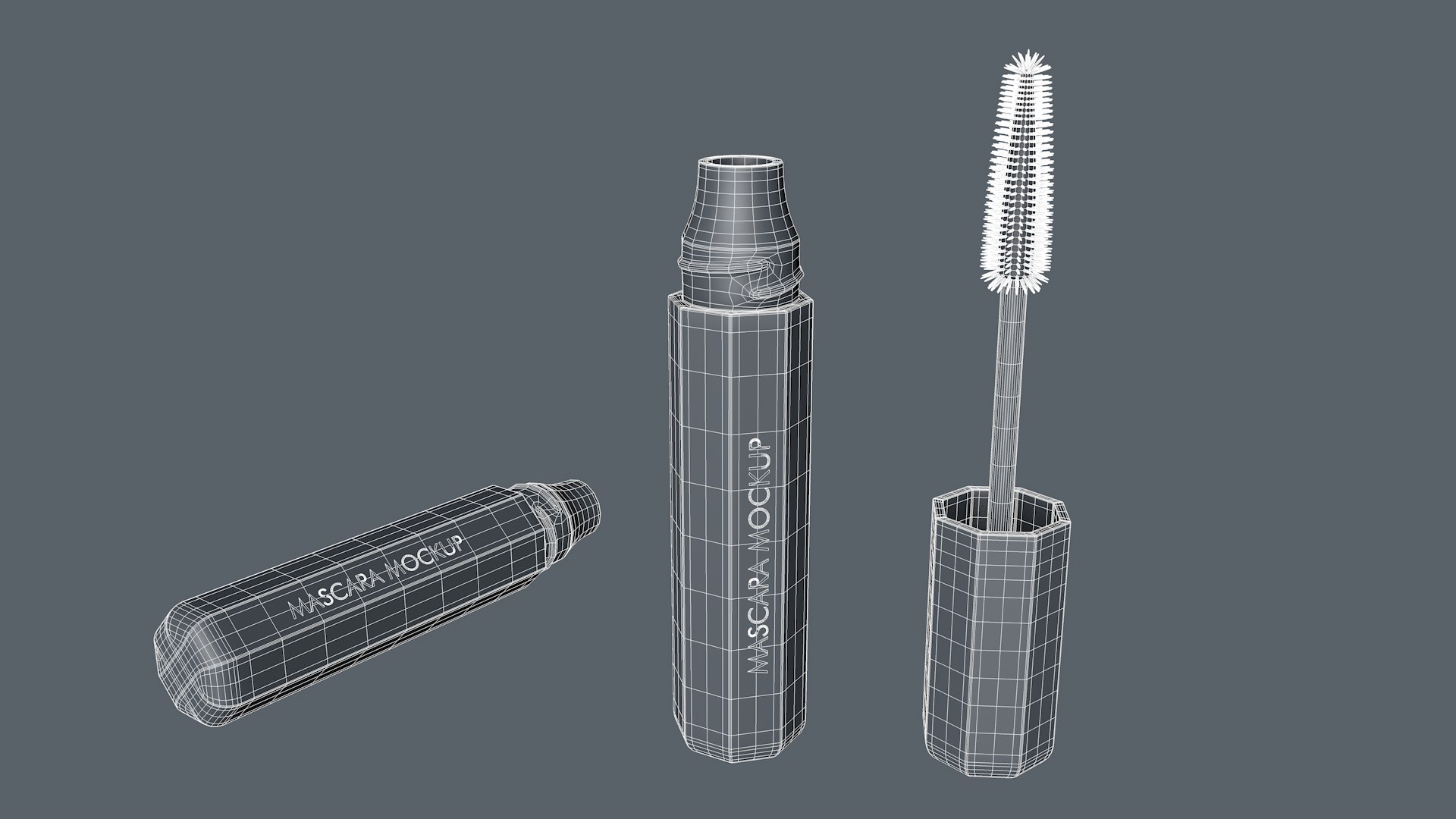3D Mascara Mockup Model - TurboSquid 1737140