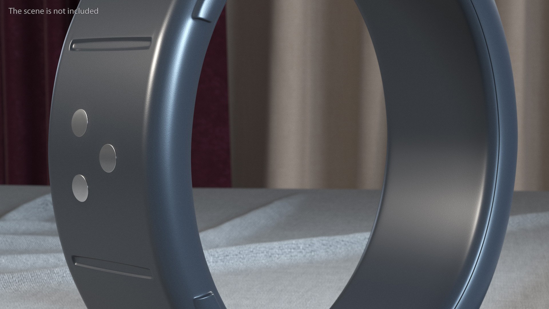 3D Electronic Ankle Bracelet For House Arrest Geosatis Model ...