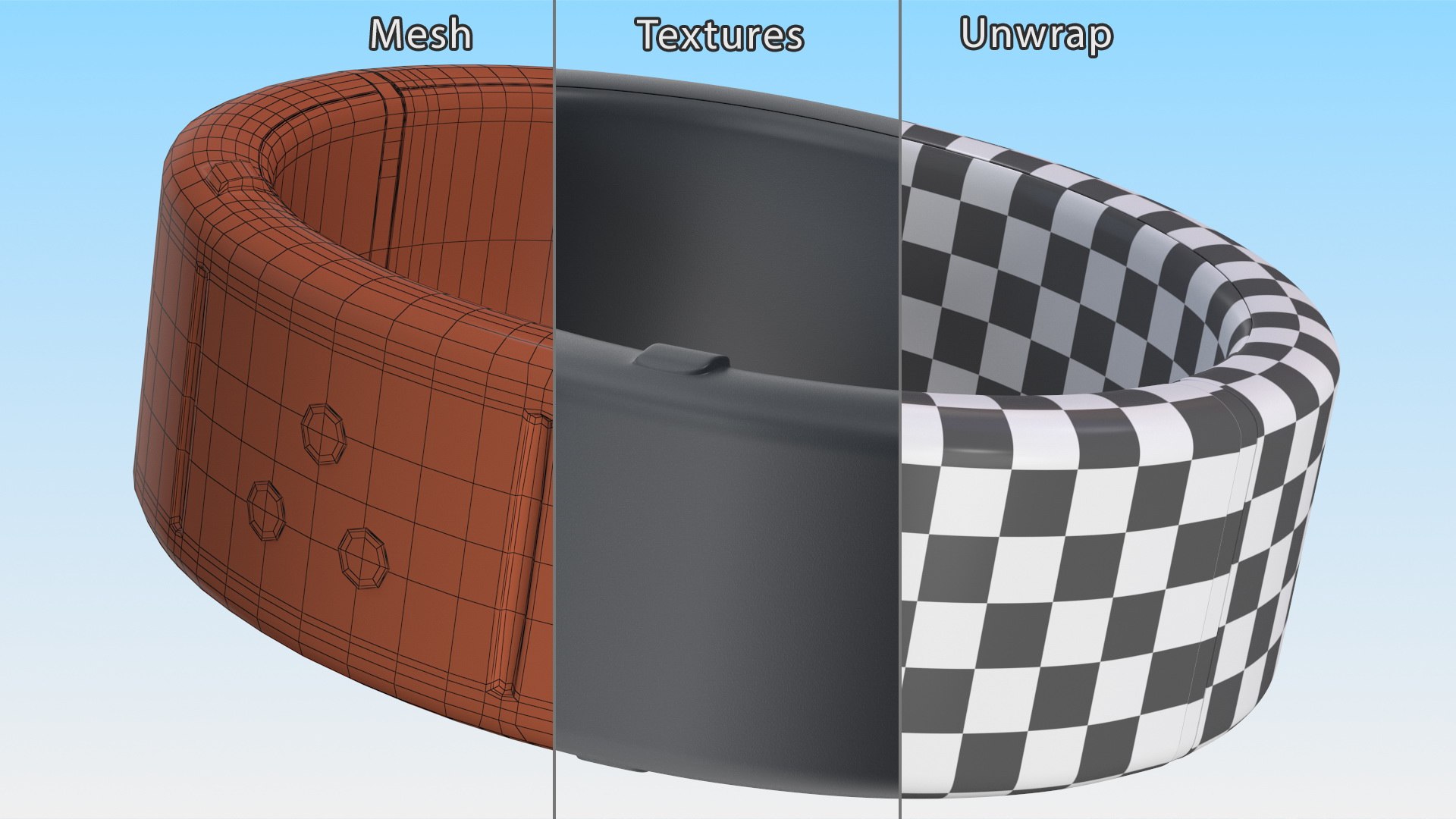 3D Electronic Ankle Bracelet For House Arrest Geosatis Model ...