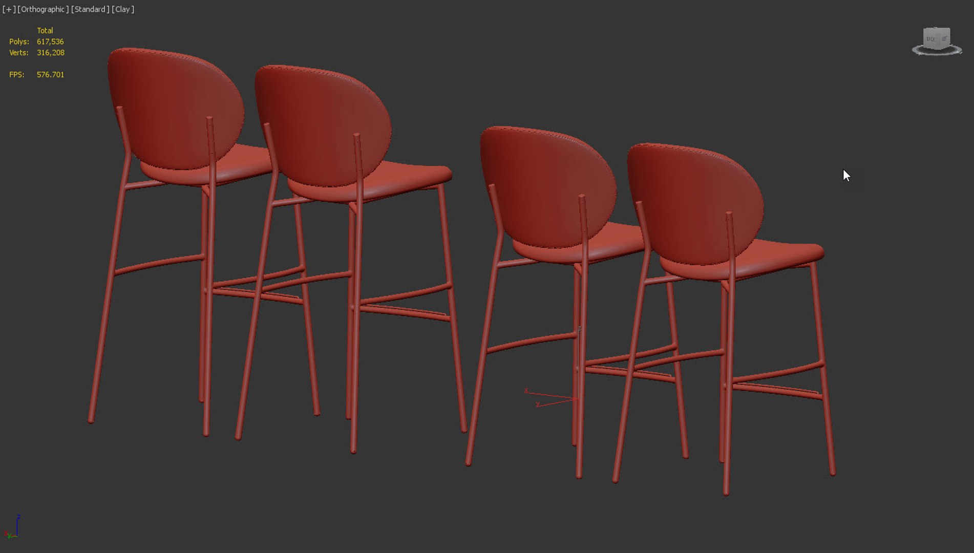 Ines Stools by Calligaris 3D model - TurboSquid 1838229