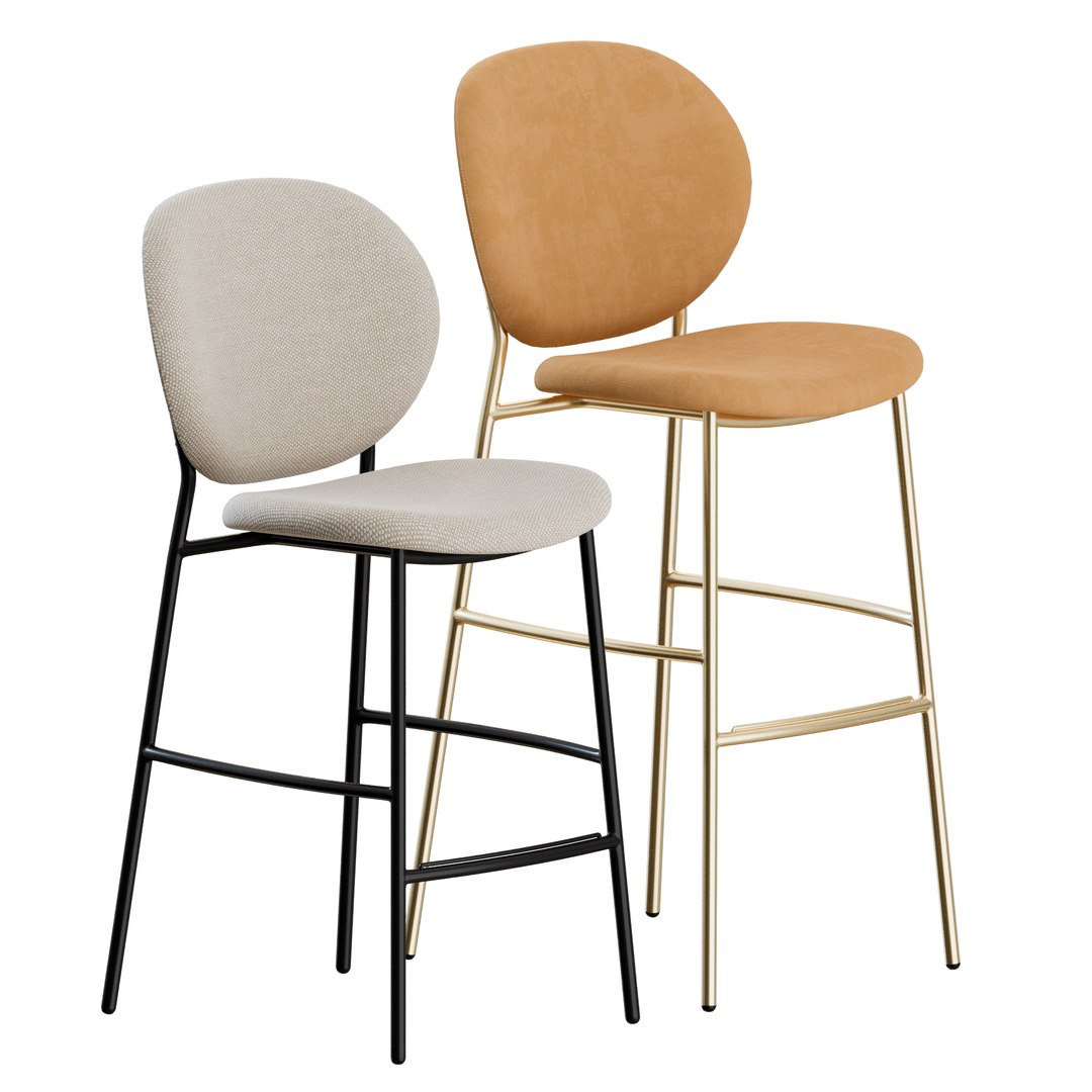 Ines Stools by Calligaris 3D model - TurboSquid 1838229