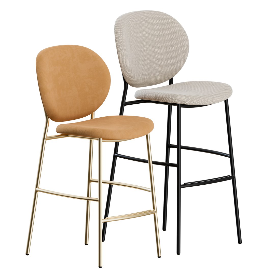 Ines Stools by Calligaris 3D model - TurboSquid 1838229