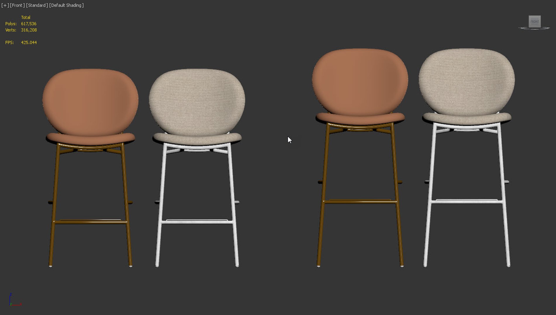 Ines Stools by Calligaris 3D model - TurboSquid 1838229