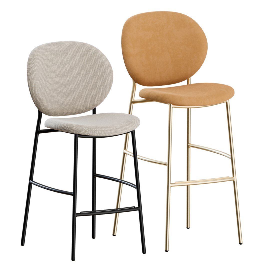 Ines Stools by Calligaris 3D model - TurboSquid 1838229