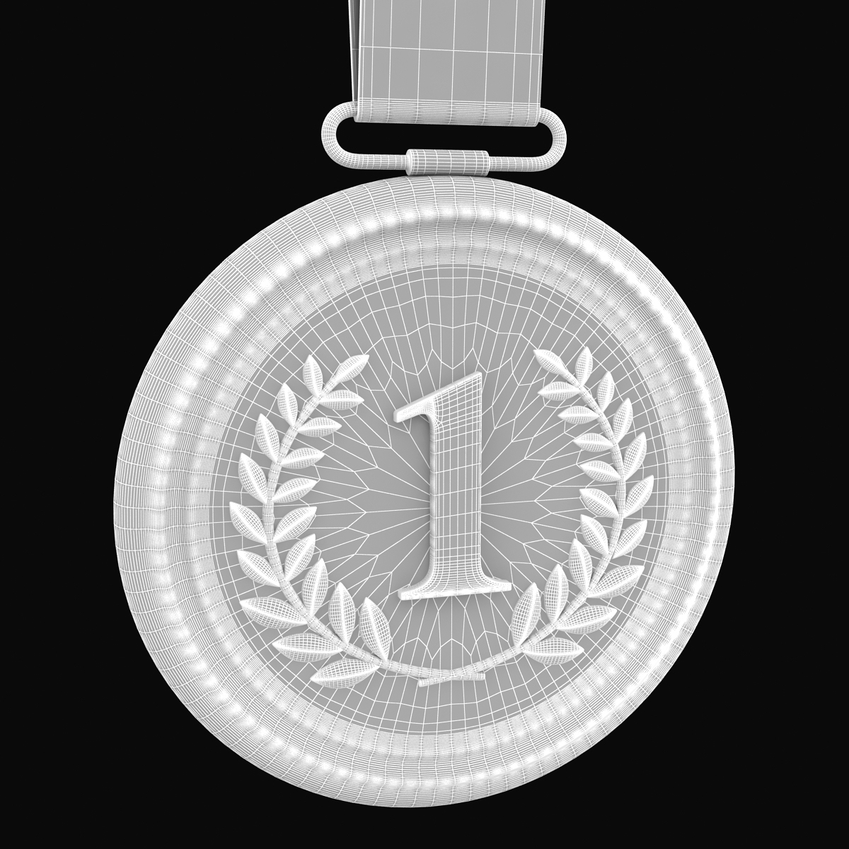 bronze medal 3d model