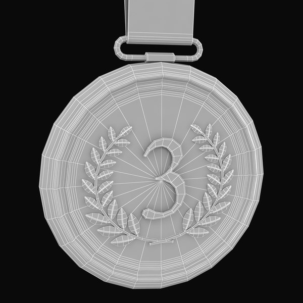 bronze medal 3d model