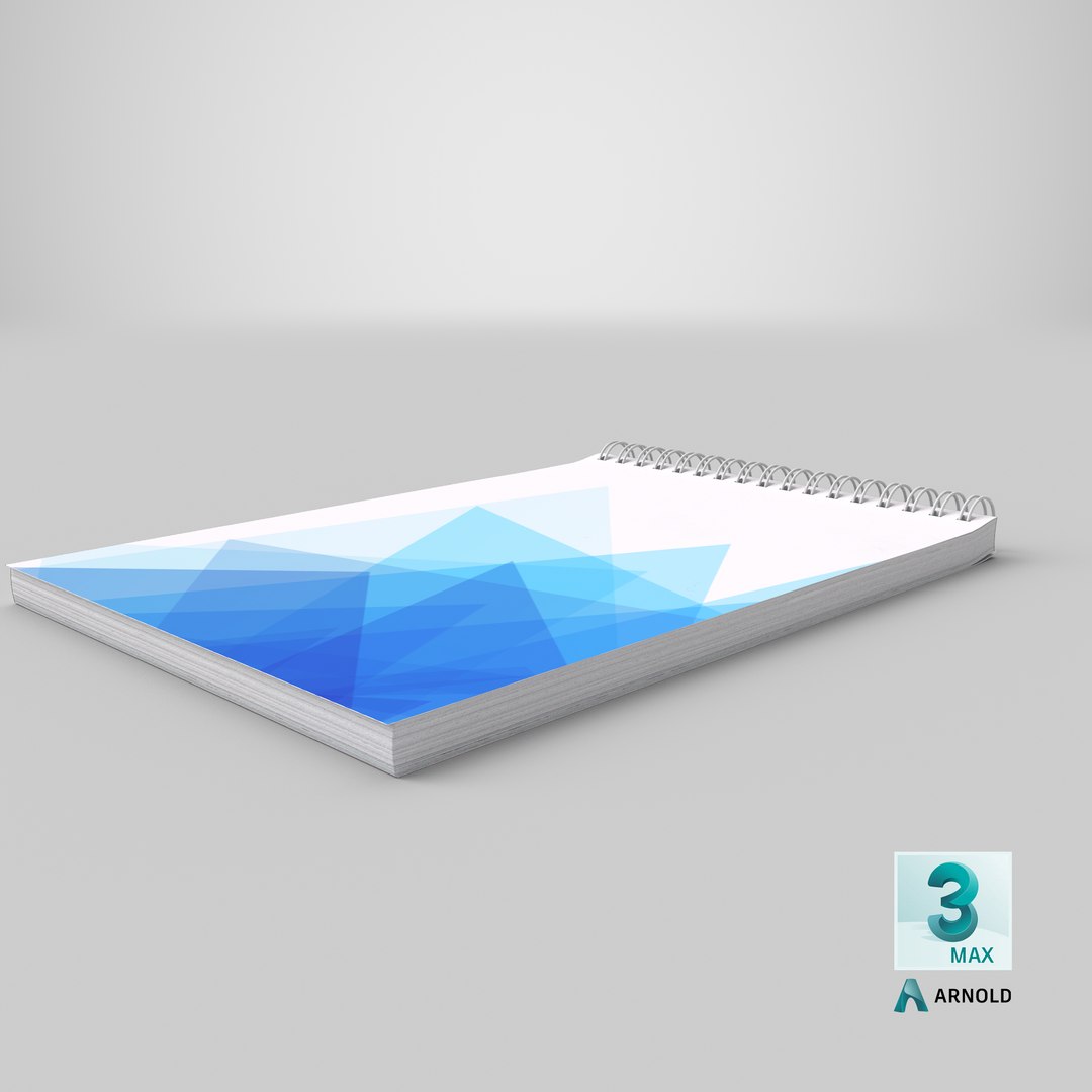 3D realistic spiral notebook - TurboSquid 1576563