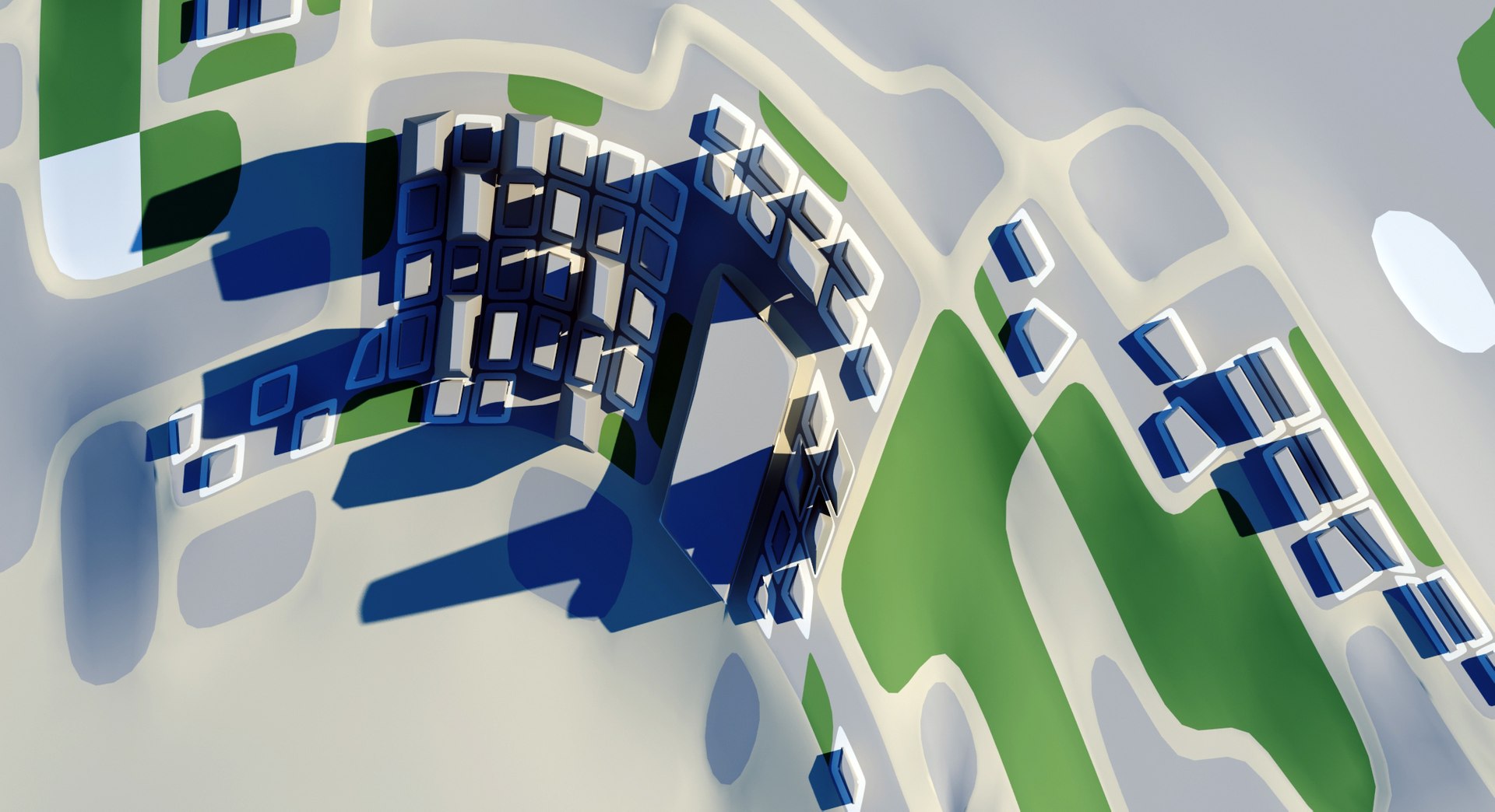 Urban Fabric Model - TurboSquid 1750012
