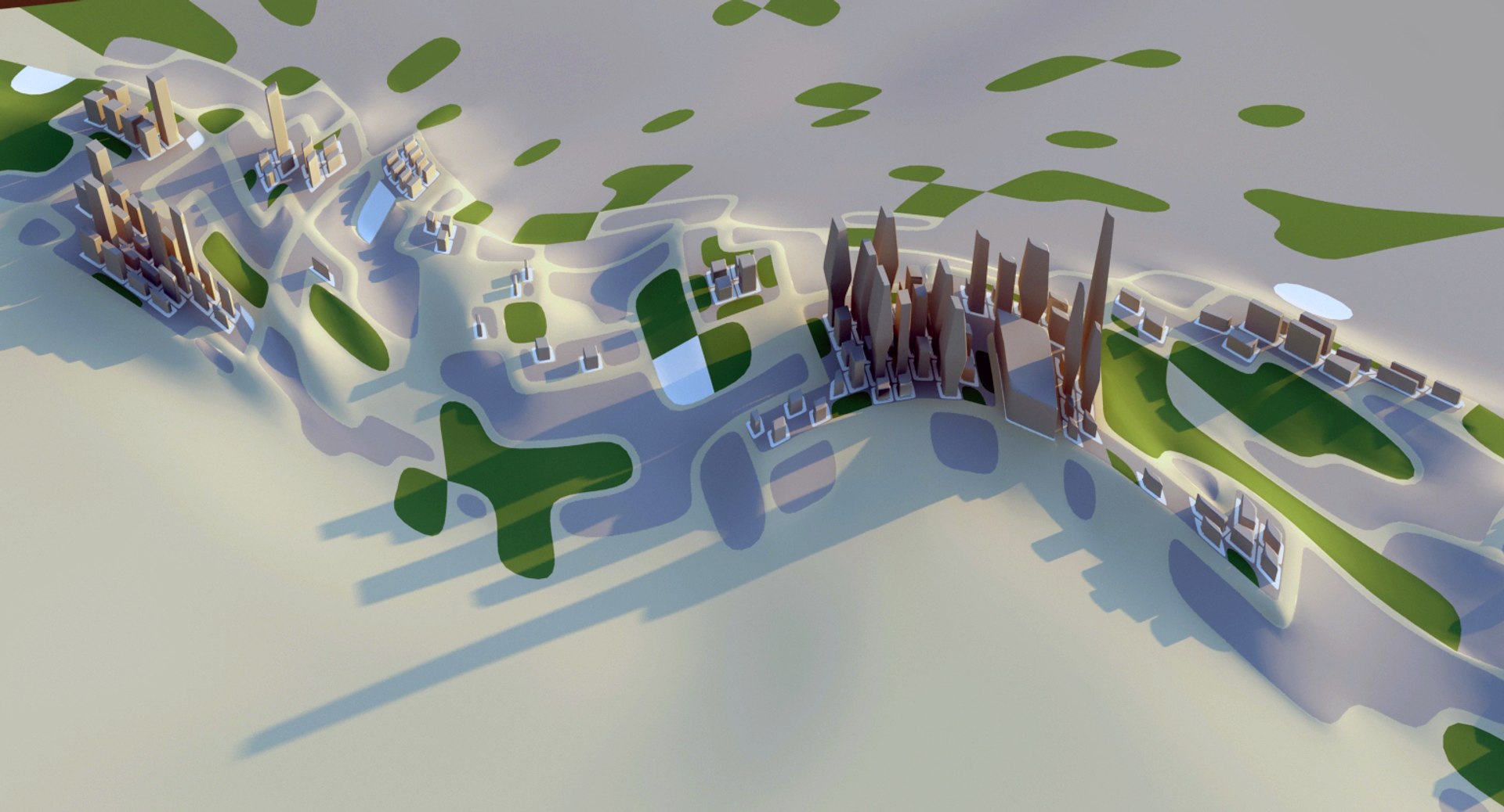 Urban Fabric Model - TurboSquid 1750012