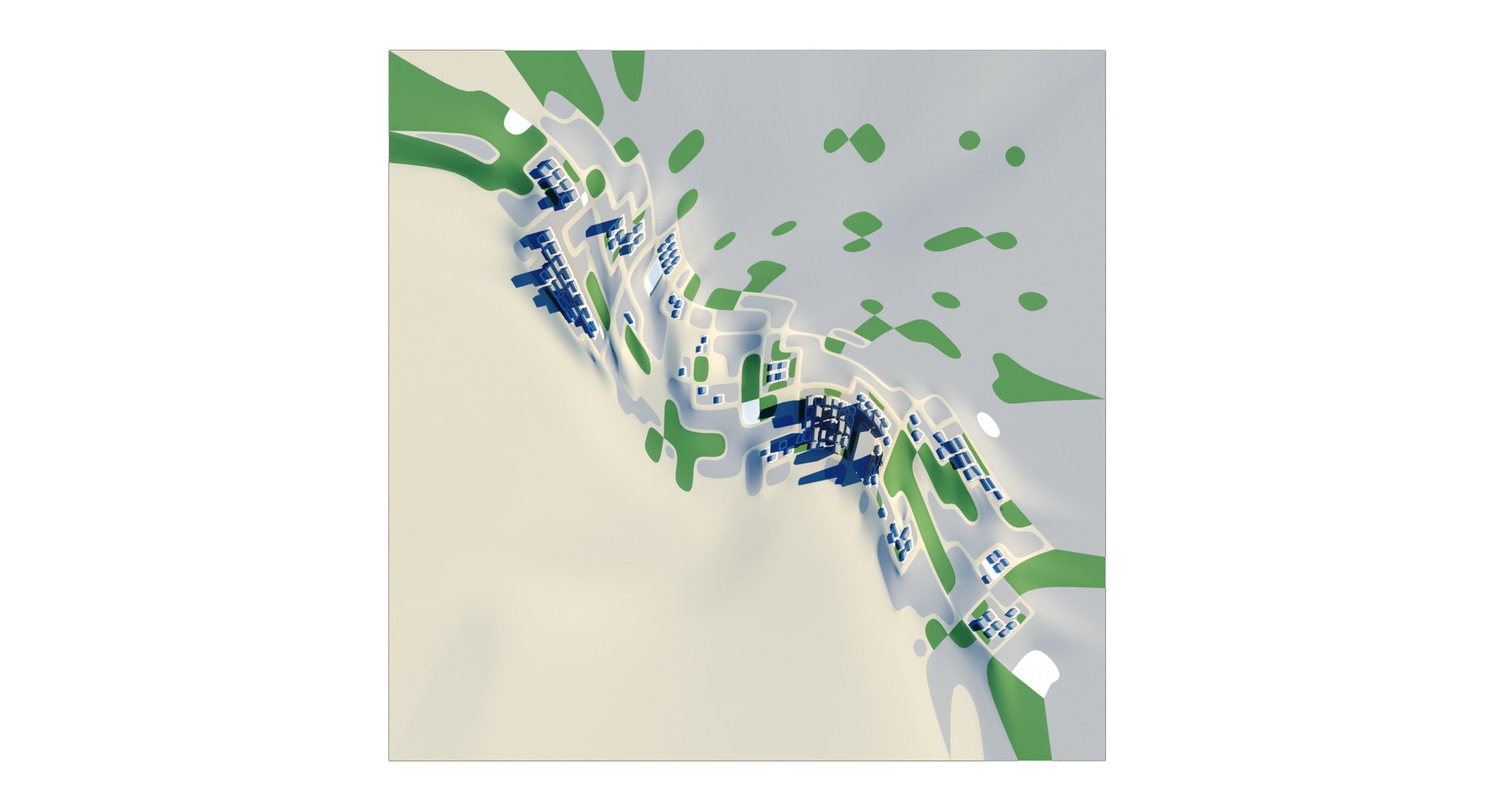 Urban Fabric Model - TurboSquid 1750012