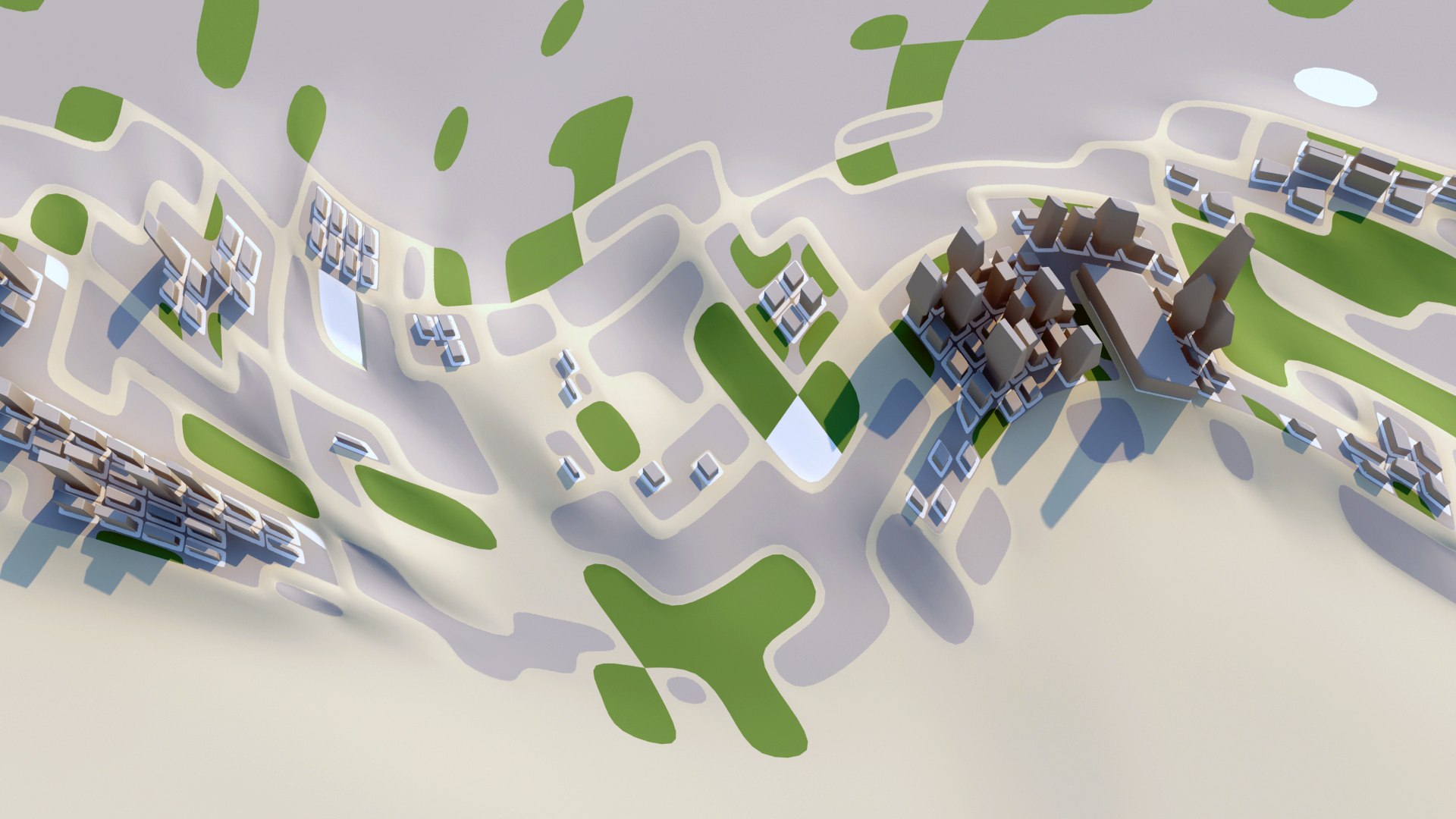 Urban Fabric Model - TurboSquid 1750012