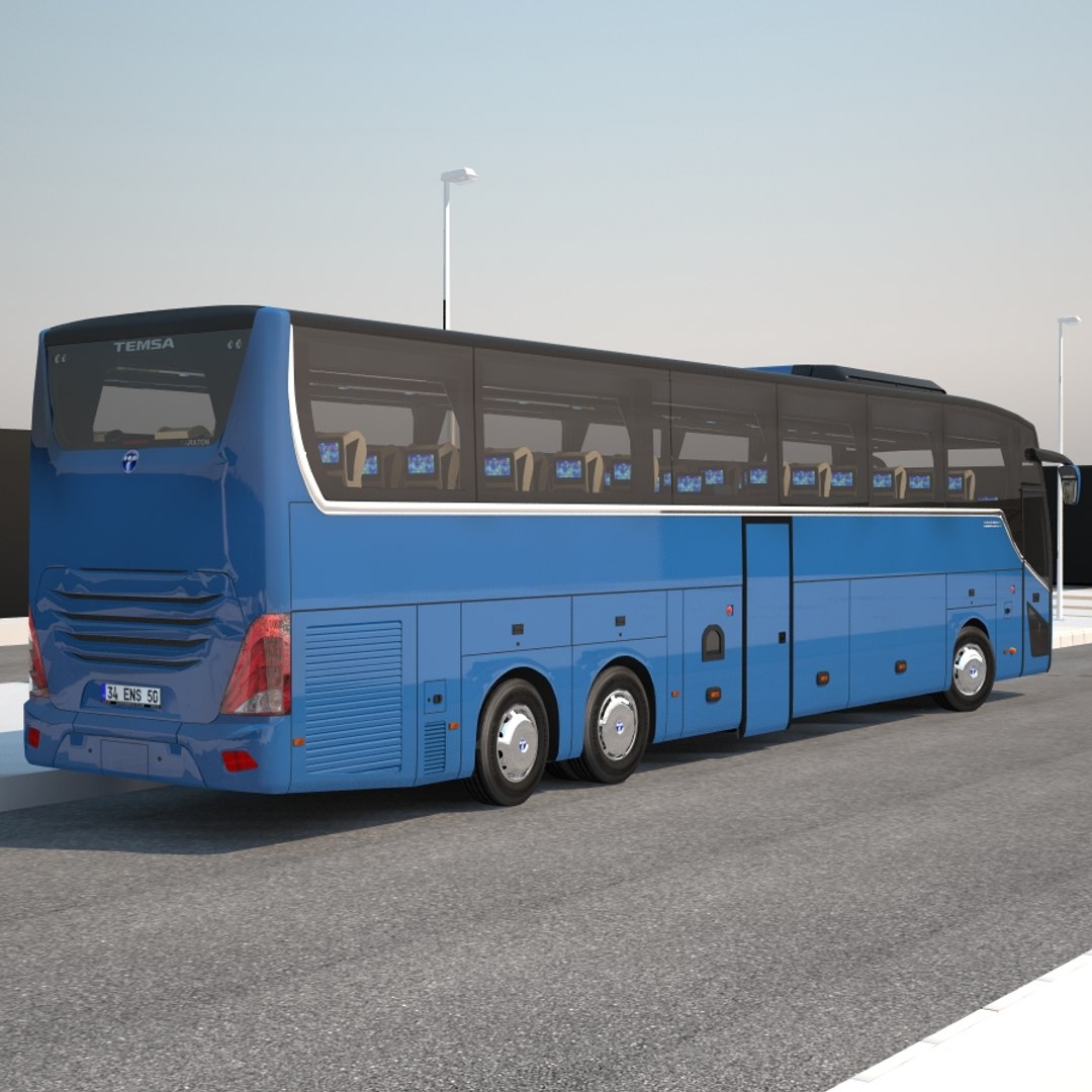 Temsa Maraton L 3D Model - TurboSquid 1361577