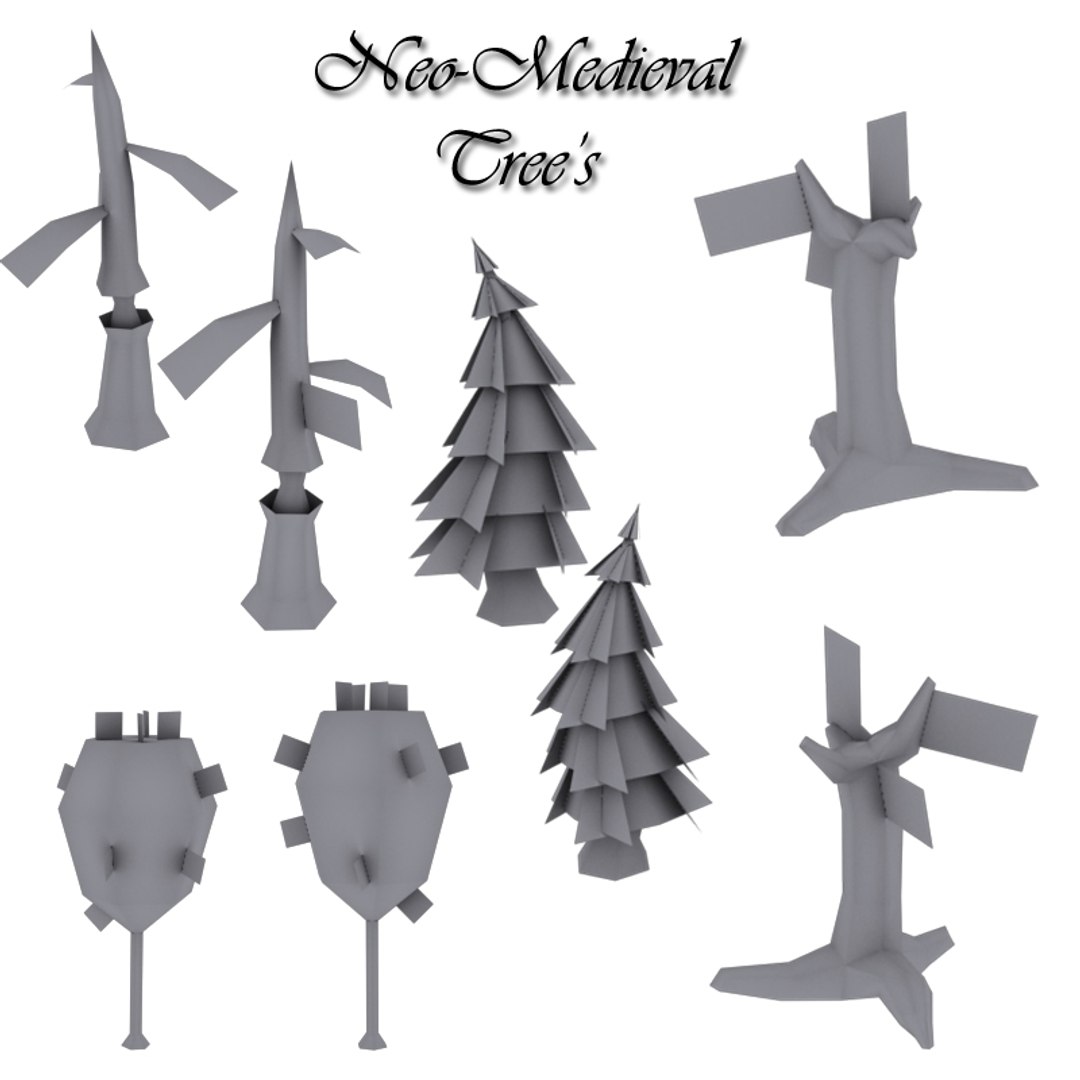 3d Neo-medieval Pack Building