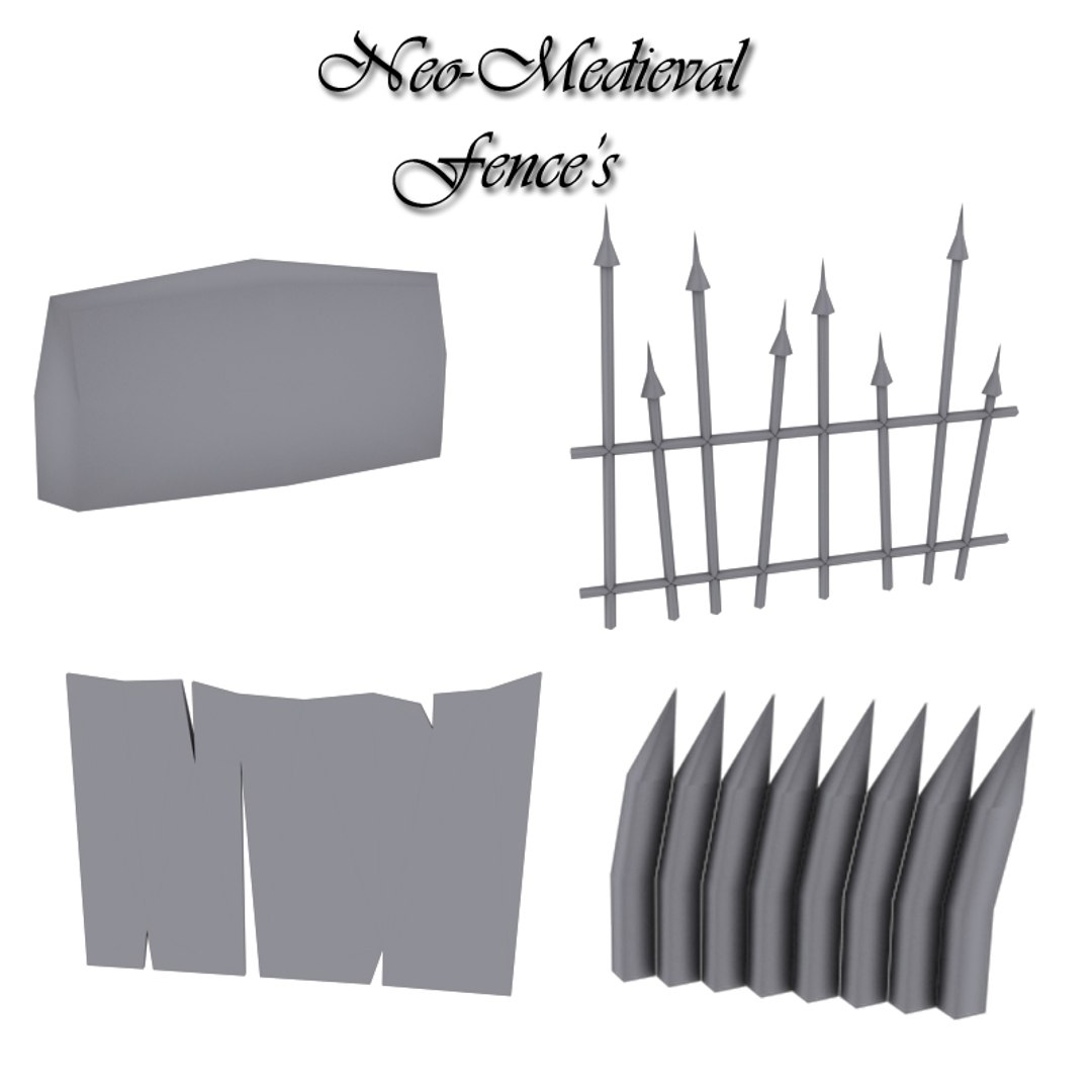 3d Neo-medieval Pack Building