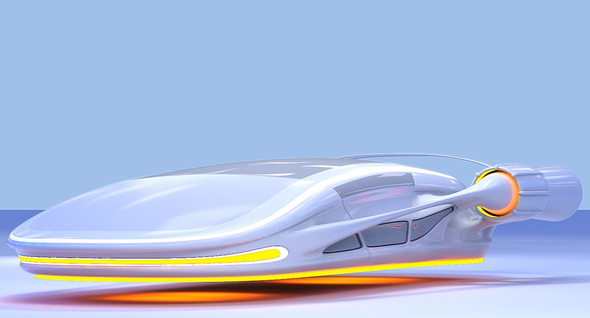 3D Futuristic Transport Vehicle Model - TurboSquid 1365513