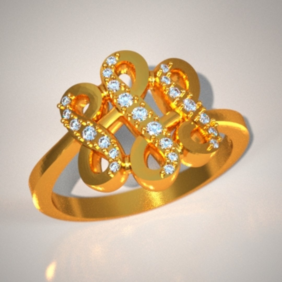 Diamonds Jewellery Stl 3d Model