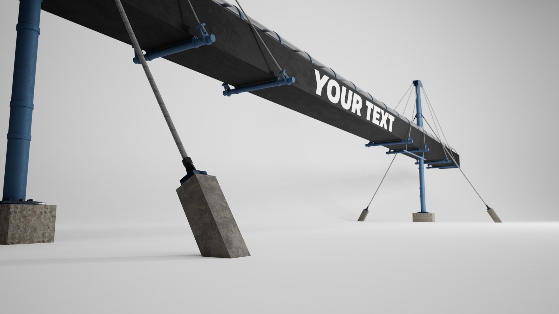 Racetrack Bridge 3D Model - TurboSquid 2461210