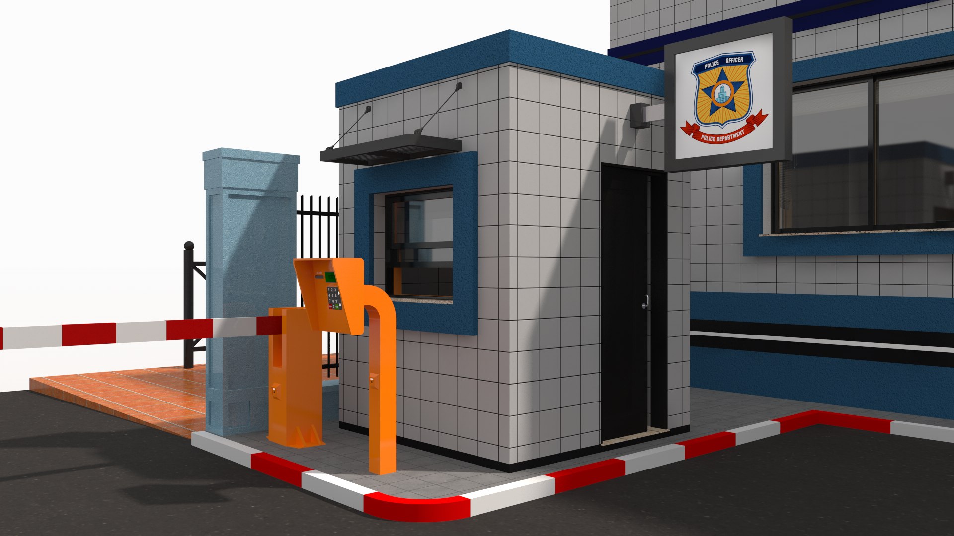 Police Station 3D - TurboSquid 1783813