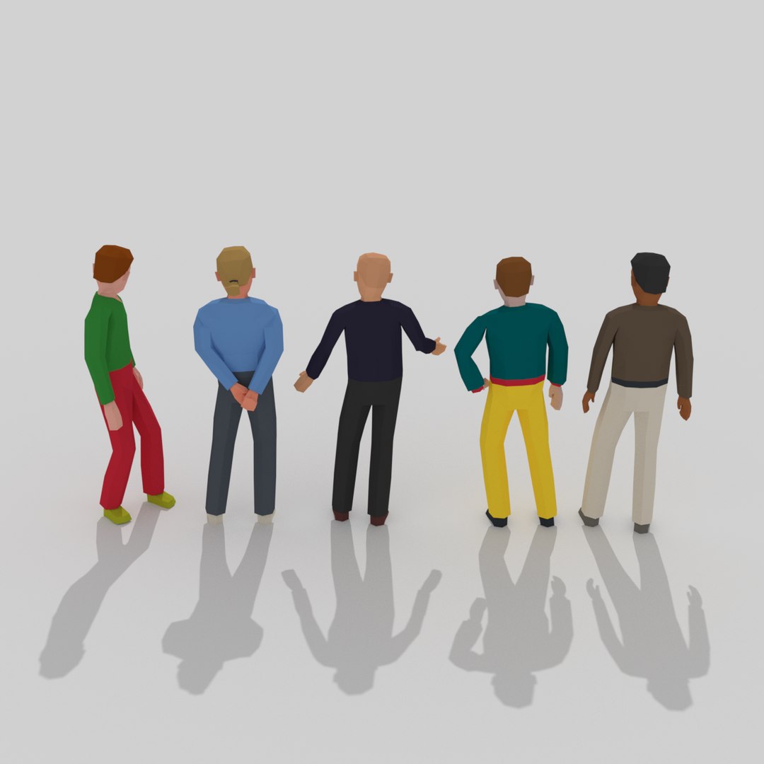 3D Rigged Male Pack - TurboSquid 1648610