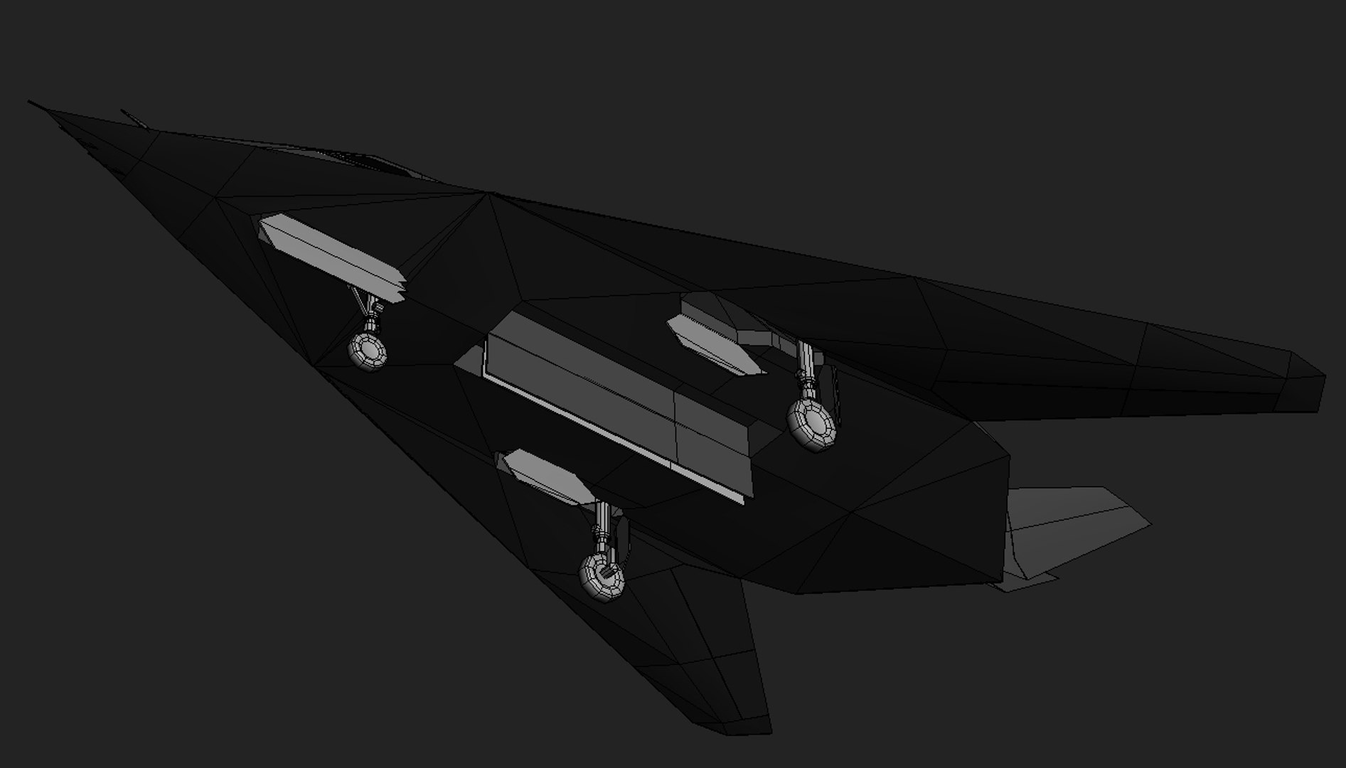 Usa F117 Nighthawk 3d Model