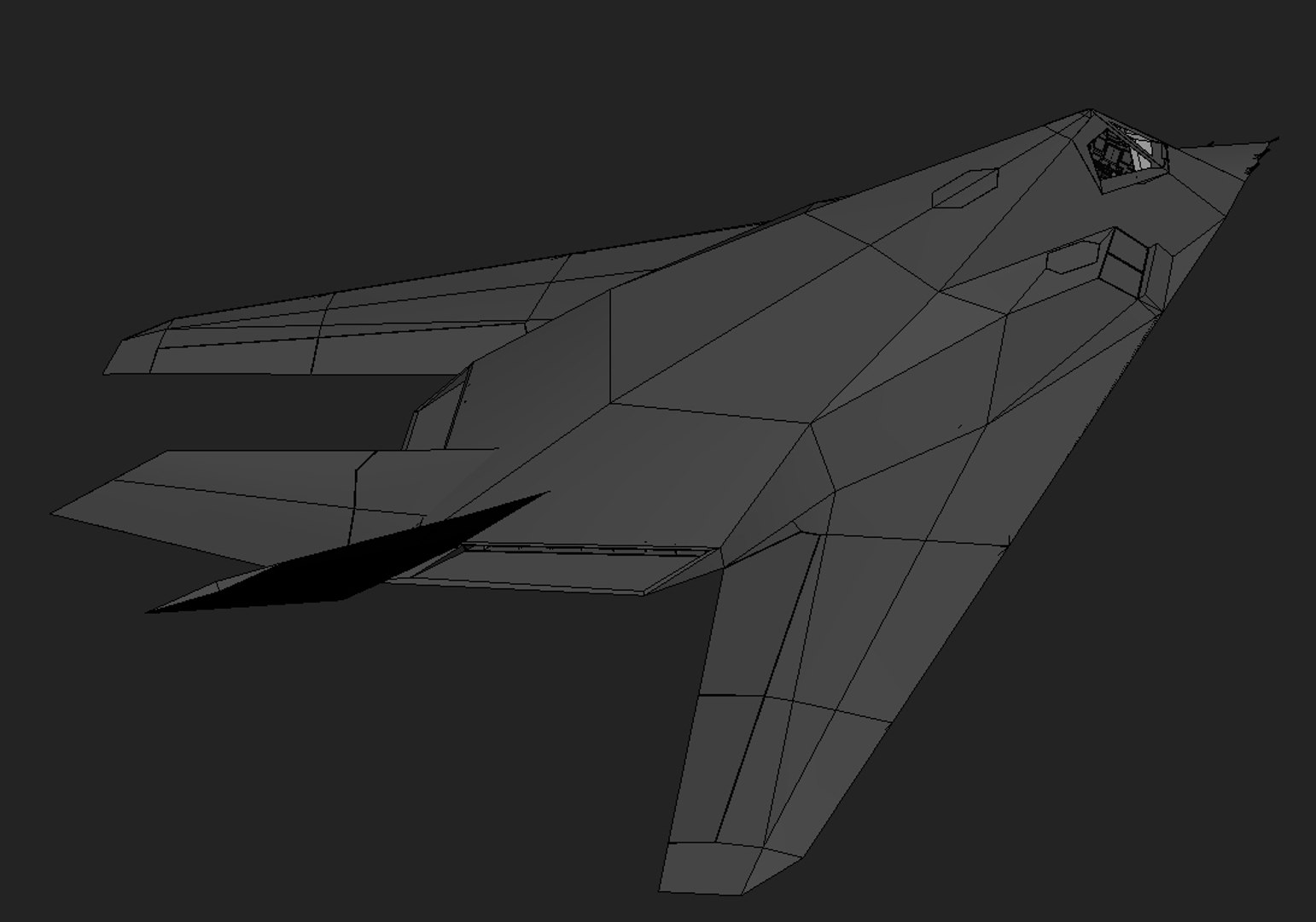 Usa F117 Nighthawk 3d Model