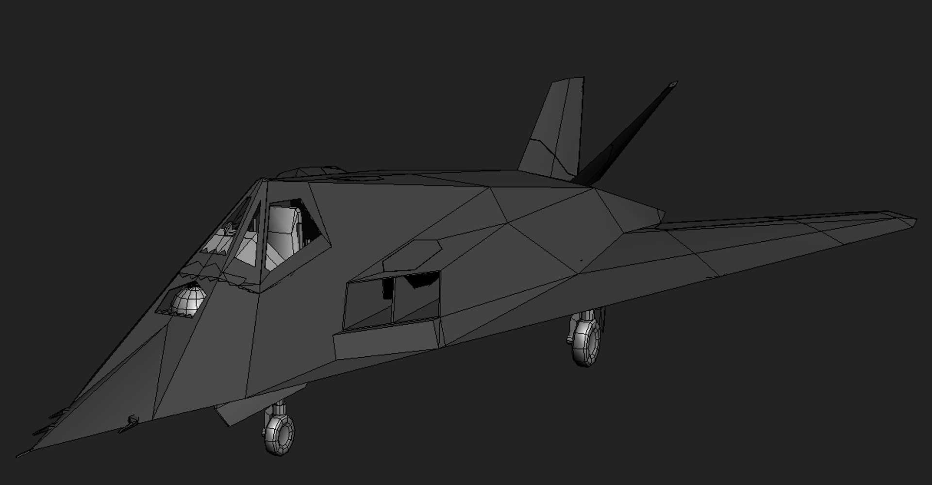 Usa F117 Nighthawk 3d Model