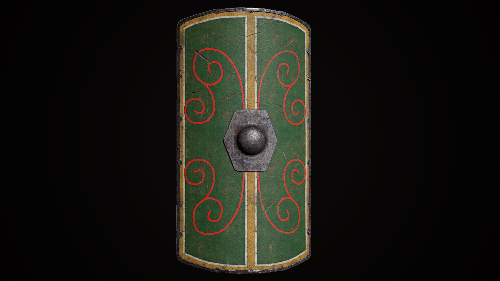 3D Model Roman Shield - Scutum B - TurboSquid 1976583