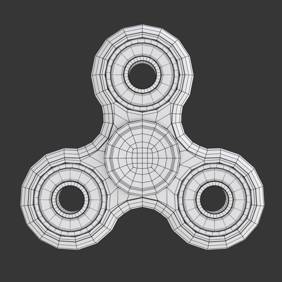 Rotating Fidget Spinner 3D - TurboSquid 2413370