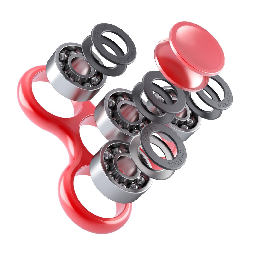 Rotating Fidget Spinner 3D - TurboSquid 2413370