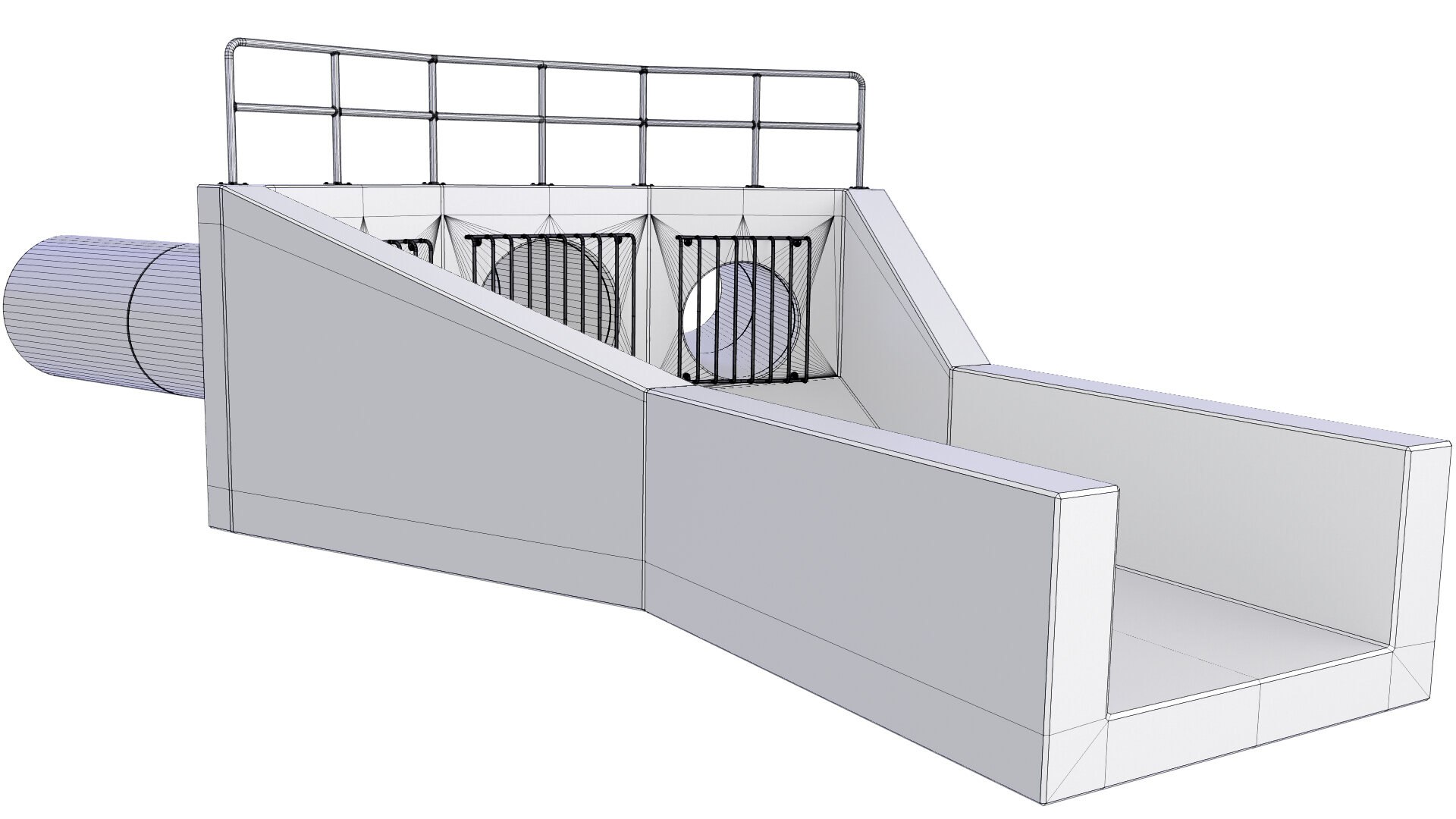 Concrete Storm Water Drainage Outlet 9 3D Model - TurboSquid 1979957