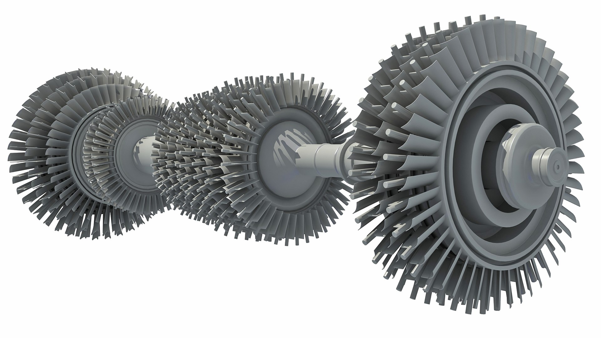 Aircraft Engine Turbine Model - TurboSquid 1513280