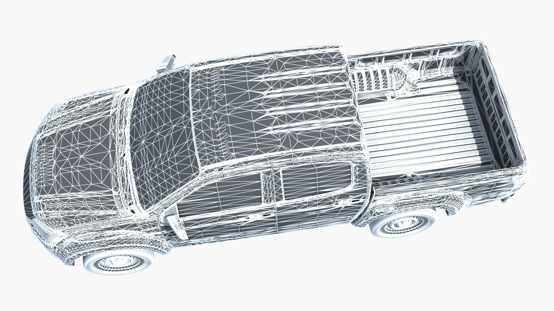 3D Pickup Truck Chassis X-RAY Model - TurboSquid 2066727