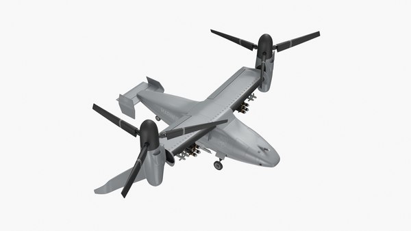 modelo 3d Dron de combate Bell V 247 Vigilant equipado - TurboSquid 2280297