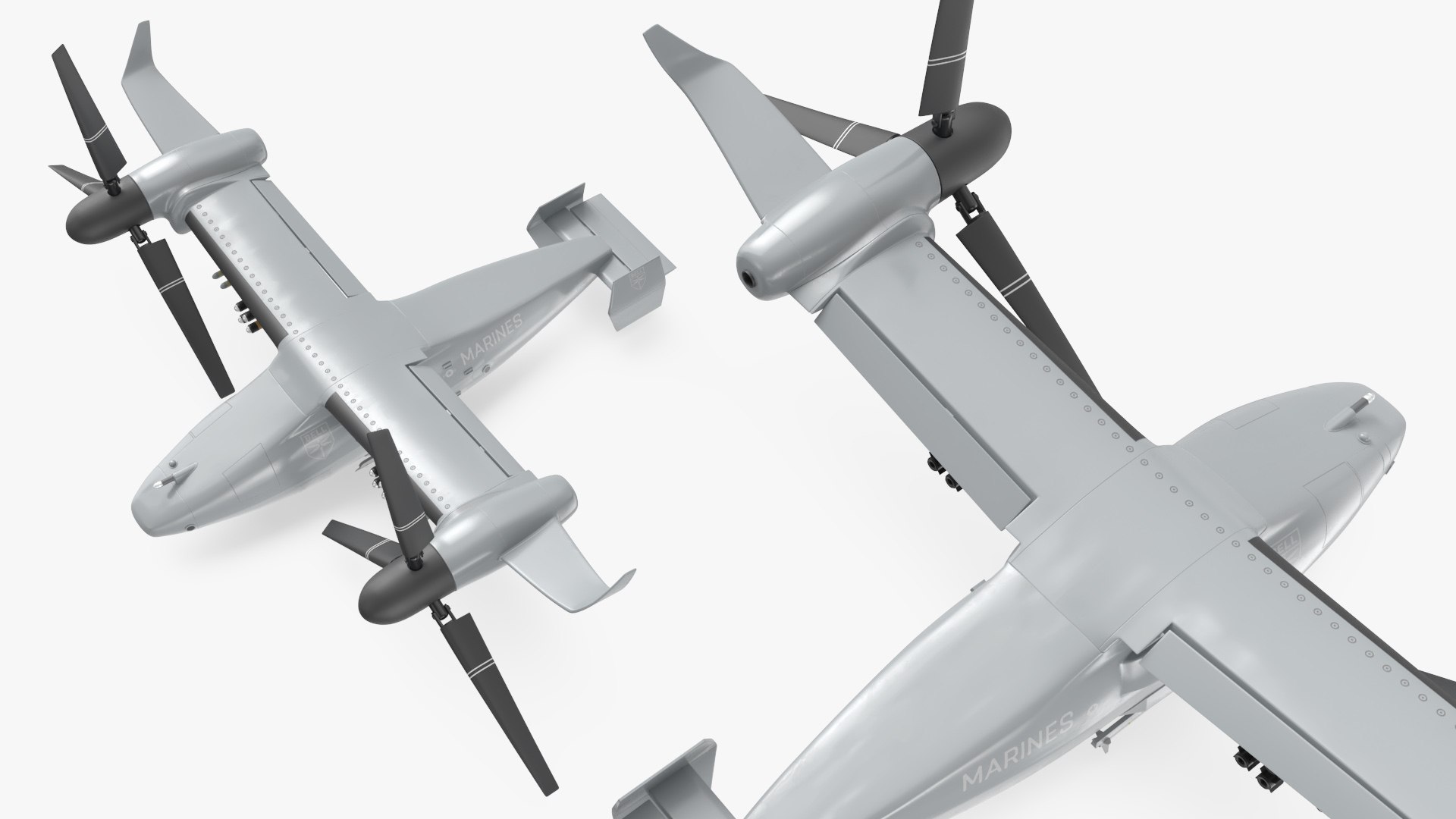 Bell V 247 Vigilant Combat Drone Rigged 3D - TurboSquid 2280297