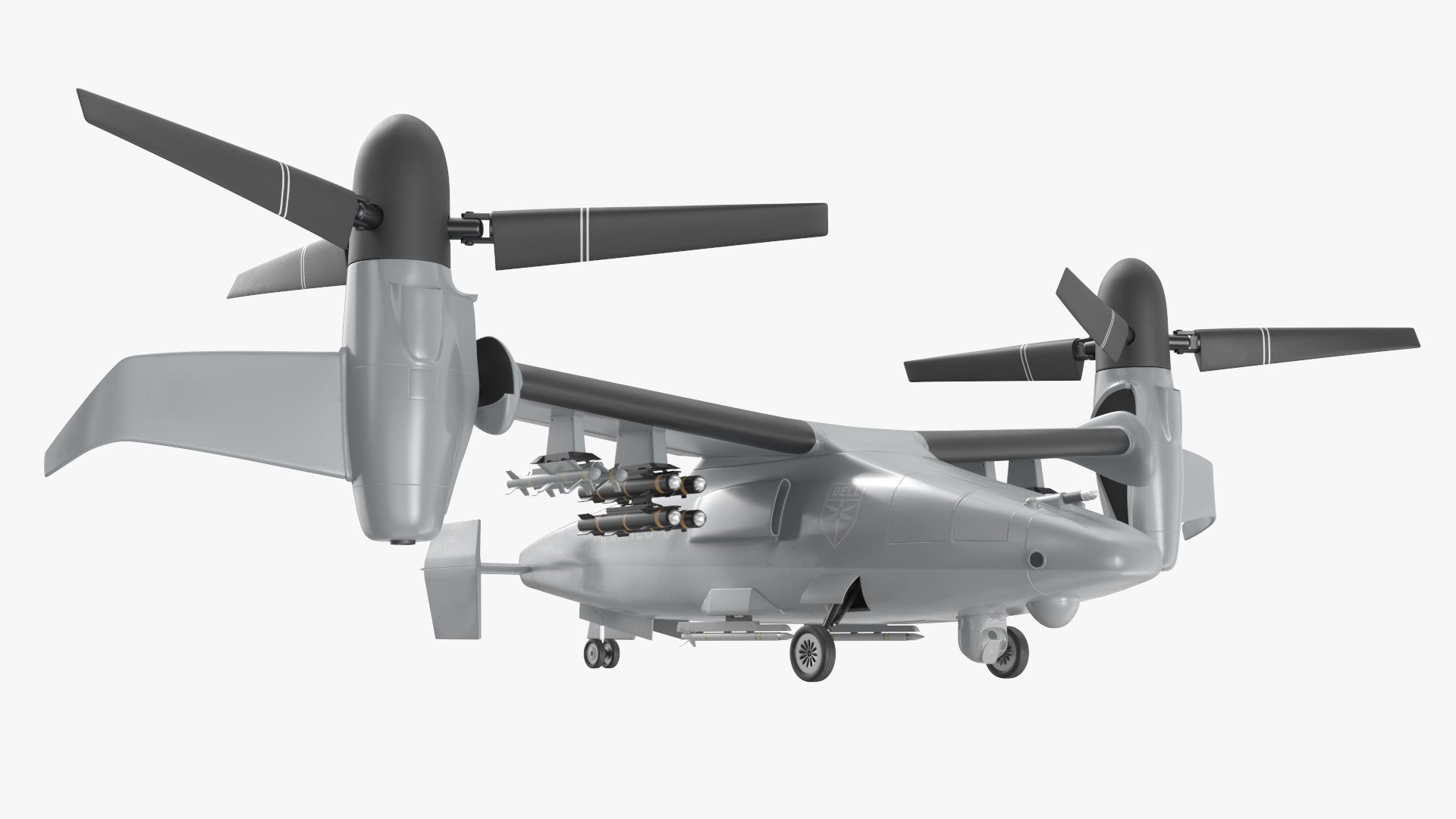 Bell V 247 Vigilant Combat Drone Rigged 3D - TurboSquid 2280297