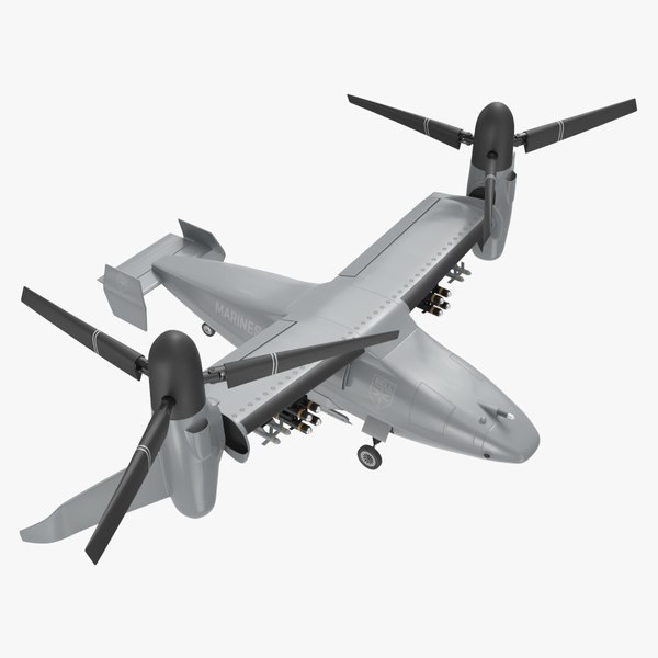 Bell V 247 Vigilant Combat Drone 장착 3D 모델 - TurboSquid 2280297