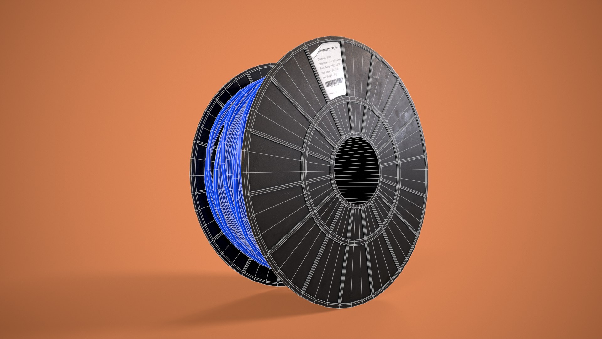 3D Printing Filament 3D Model - TurboSquid 1728741