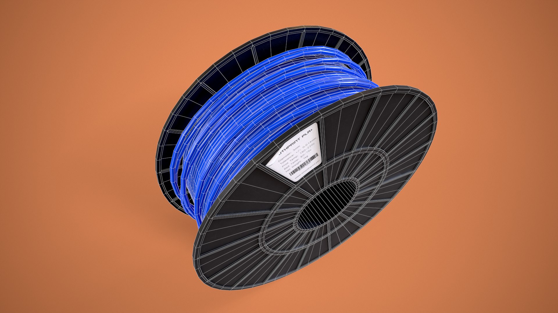 3D Printing Filament 3D Model - TurboSquid 1728741