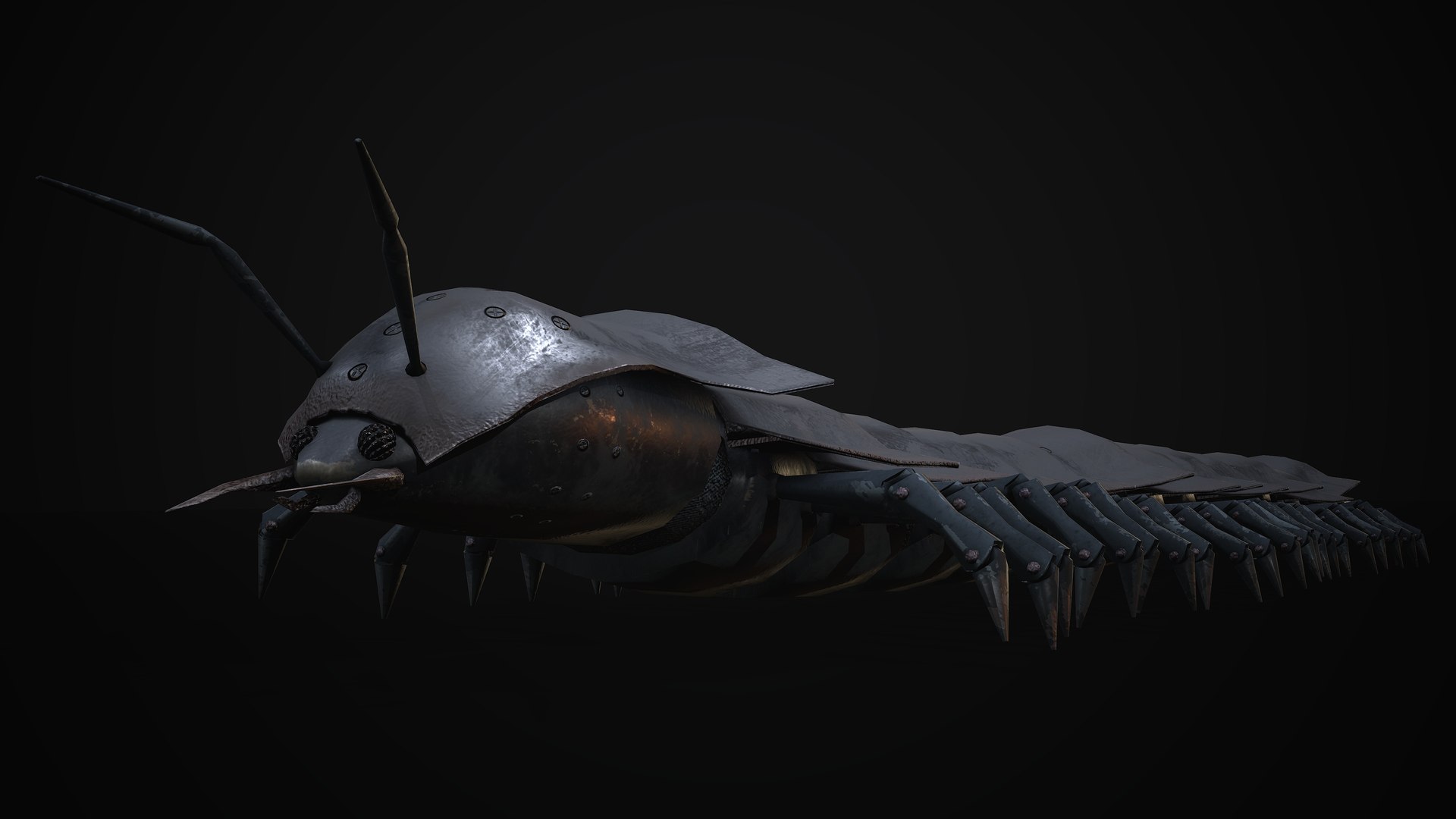 3D Invertebrate Centipede Insect - TurboSquid 1669903