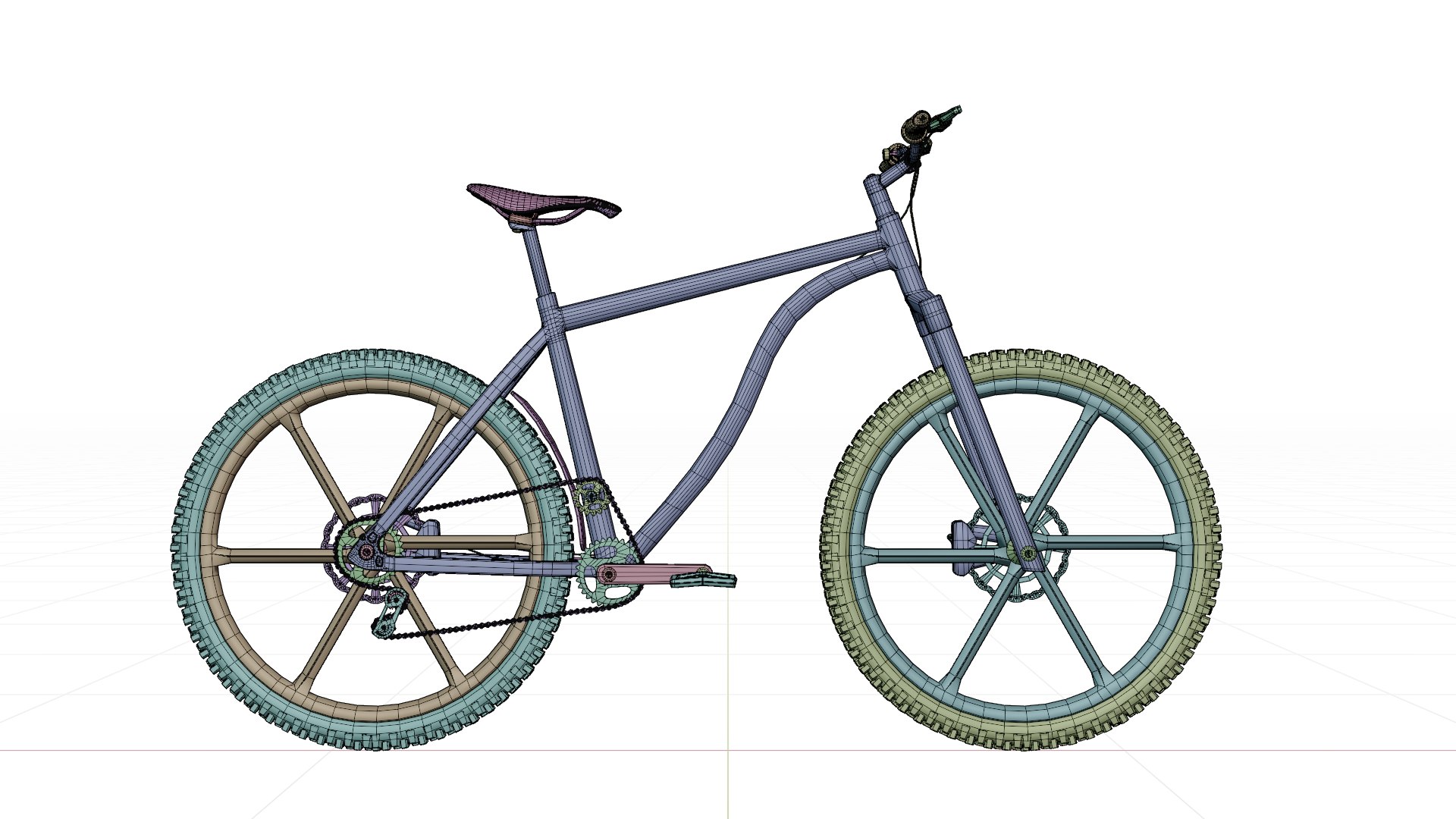 3D Cycle Bike Model - TurboSquid 1691296