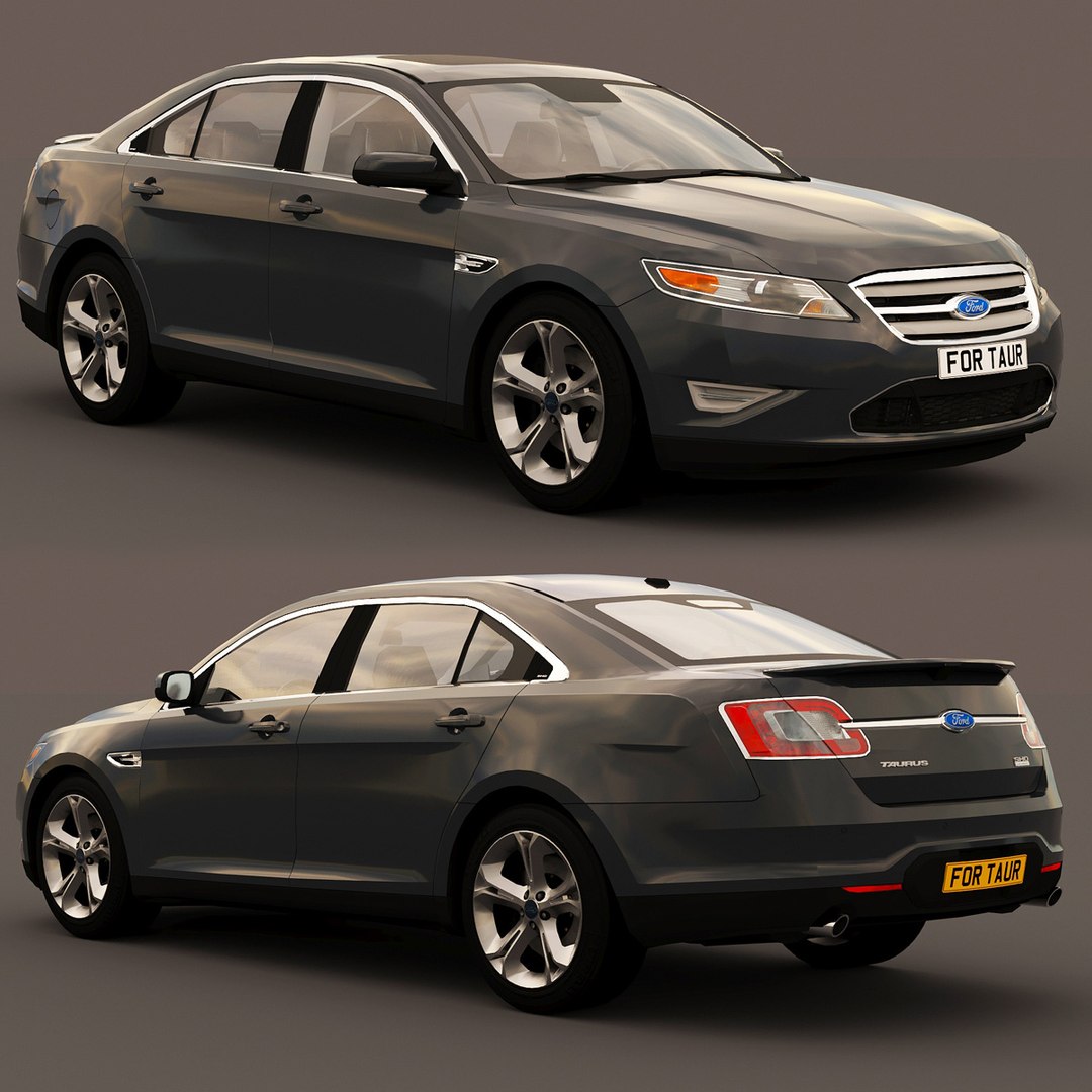 Ford Taurus SHO 2010 3D - TurboSquid 2031942
