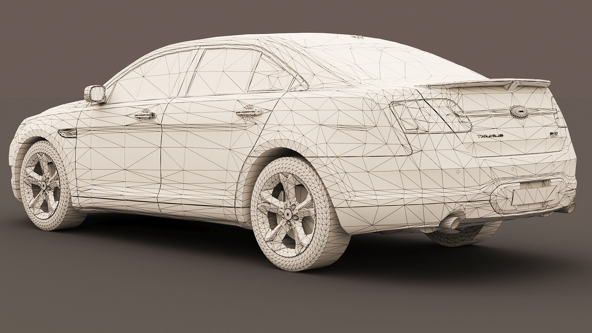 Ford Taurus SHO 2010 3D - TurboSquid 2031942