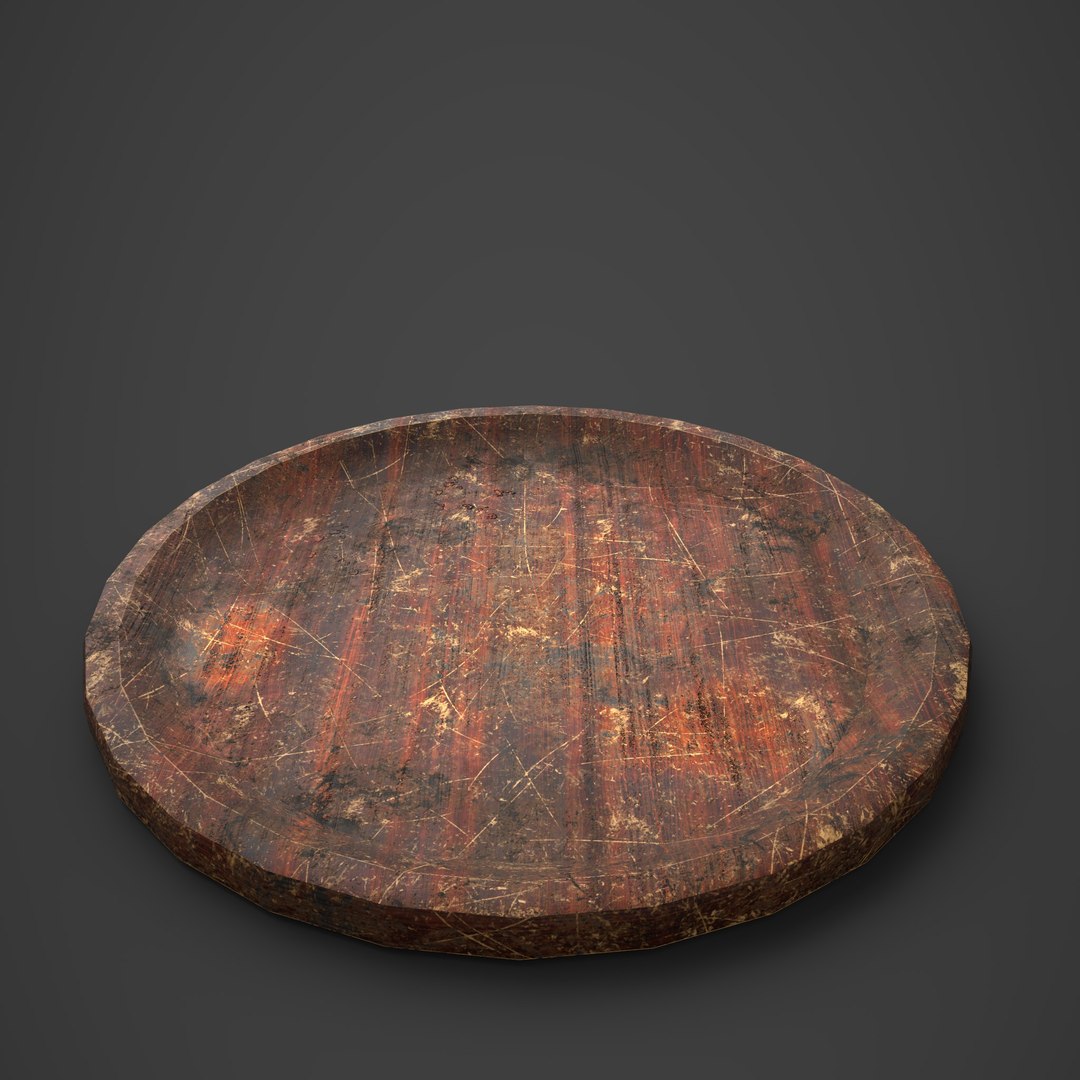 Medieval Tavern Plate 3D Model - TurboSquid 1430695
