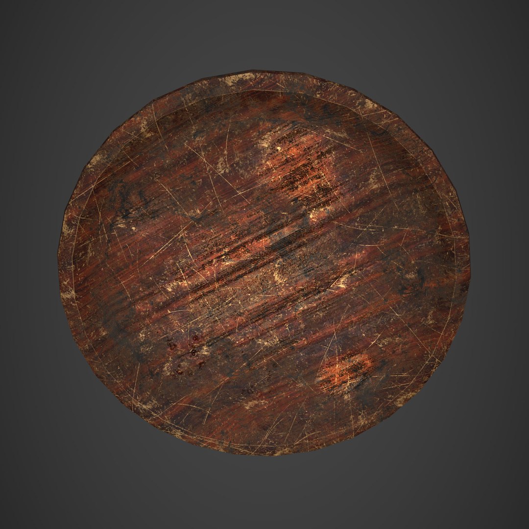 Medieval tavern plate 3D model - TurboSquid 1430695